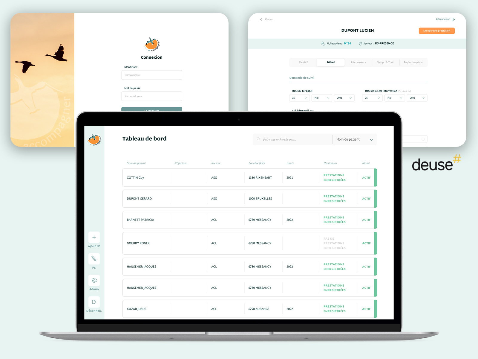 A web-based administrative management platform by Deuse on Dribbble