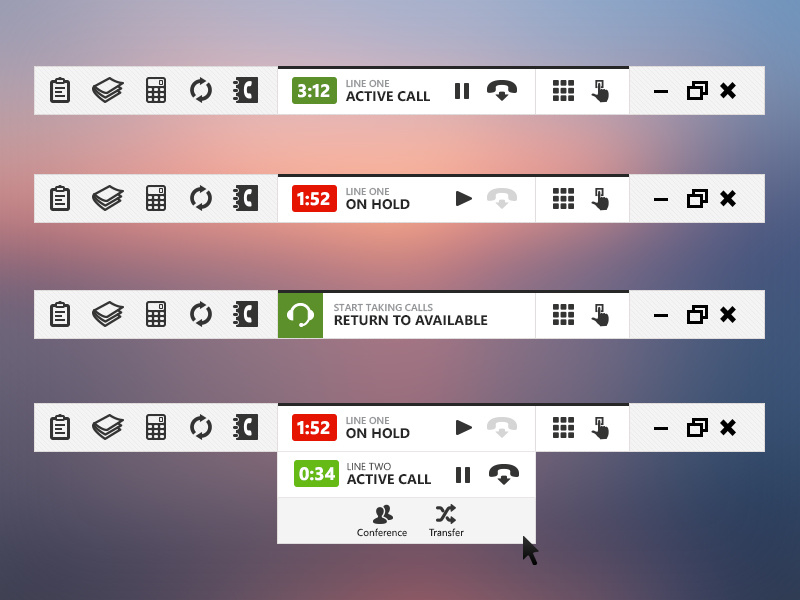 Phone Controls by Sean Rankin on Dribbble