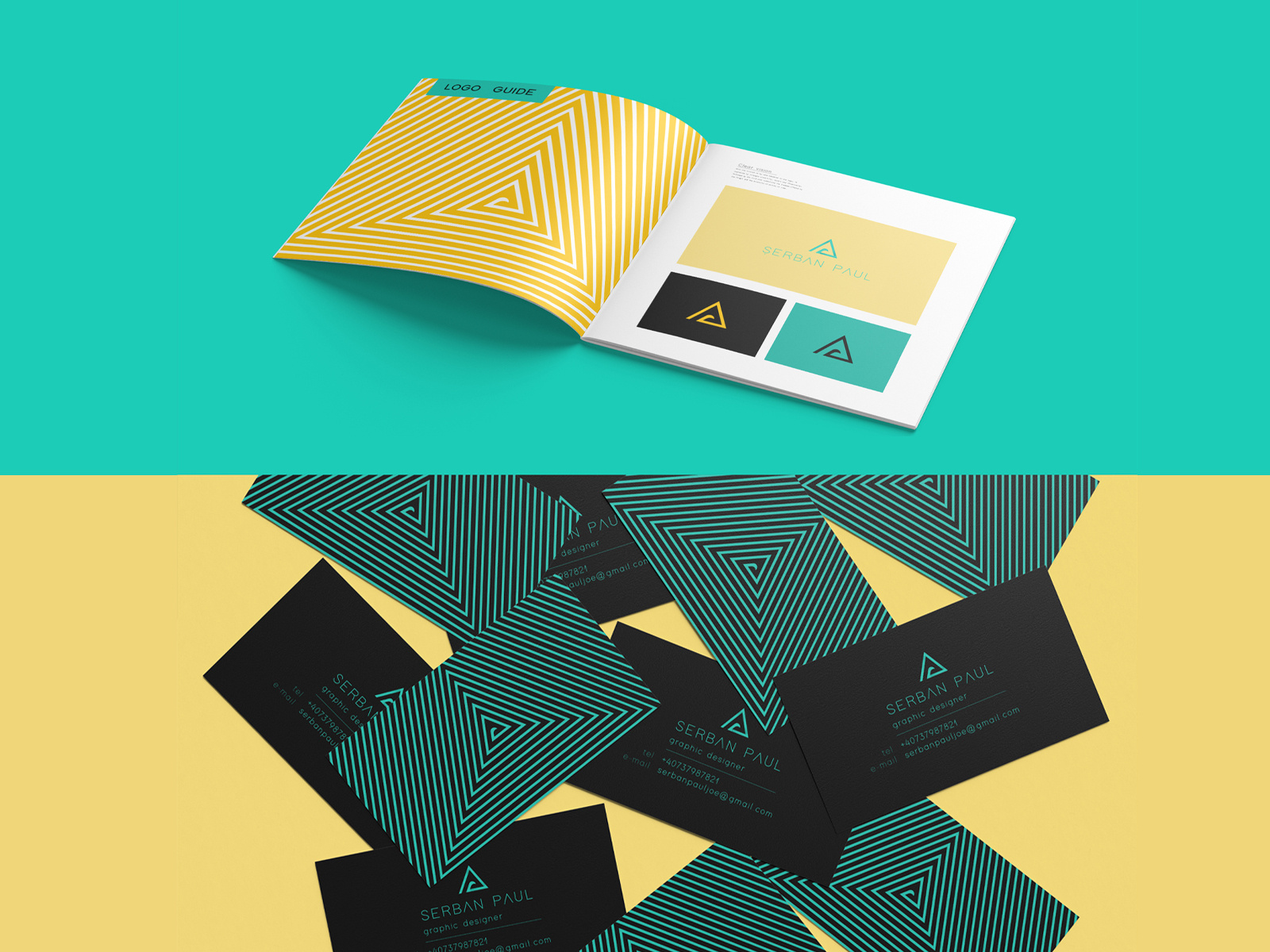 Logo guide / Visit card by Paul Serban on Dribbble