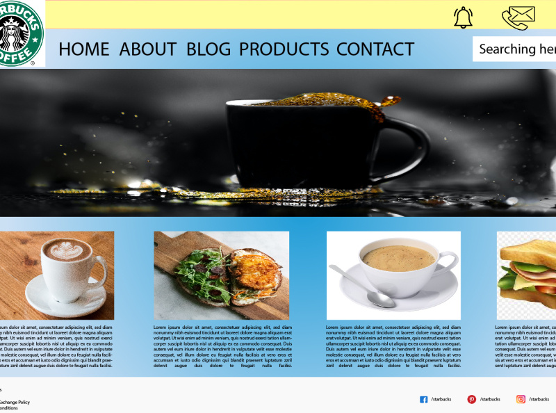 website main page by Mudassir Nazar on Dribbble