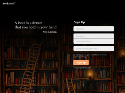 Bookshelf by Mojtaba NickiJack on Dribbble