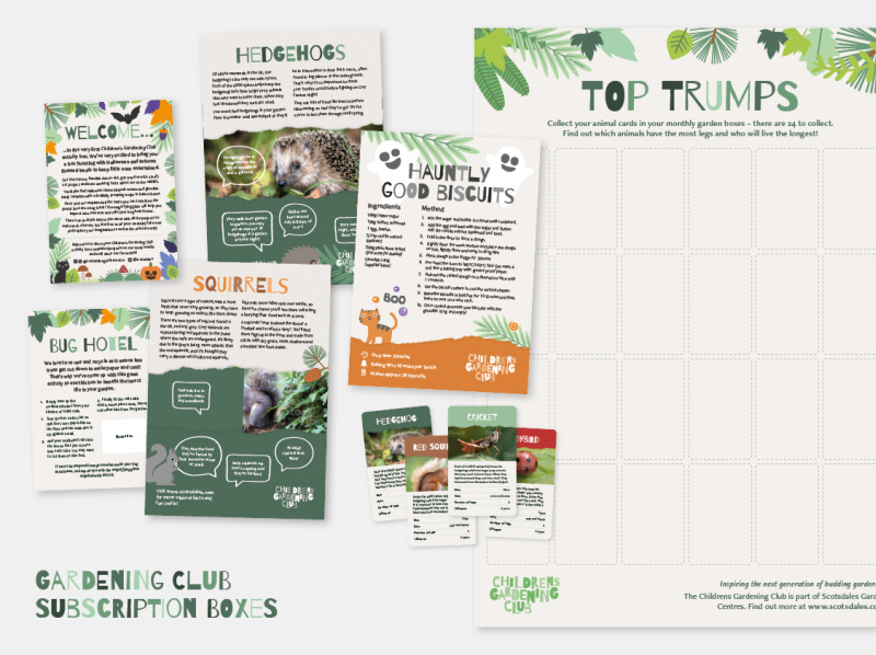Subscription box print design by Sarah Fisher on Dribbble