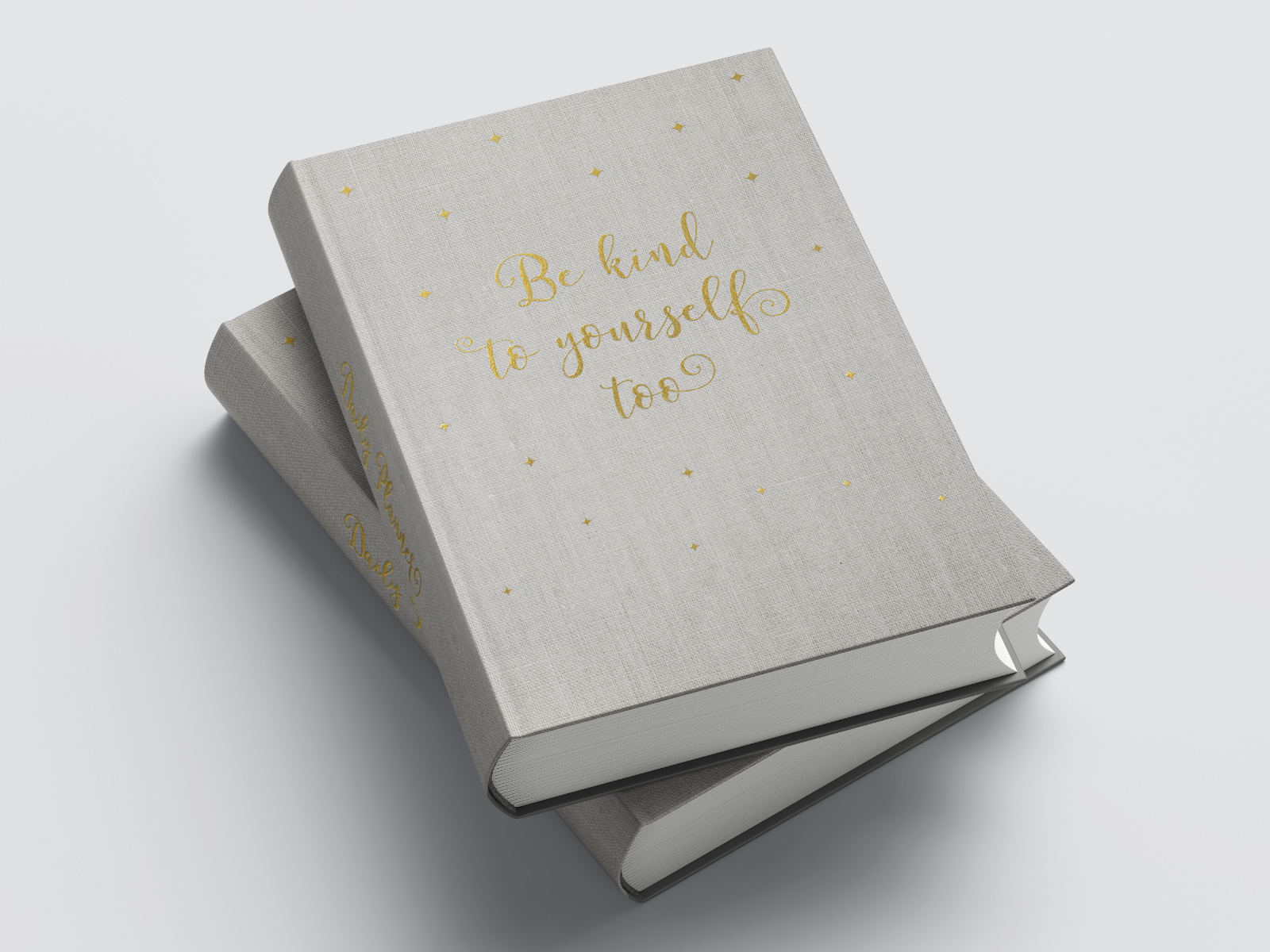 Book cover design for yearly journal planner by Sarah Fisher on Dribbble