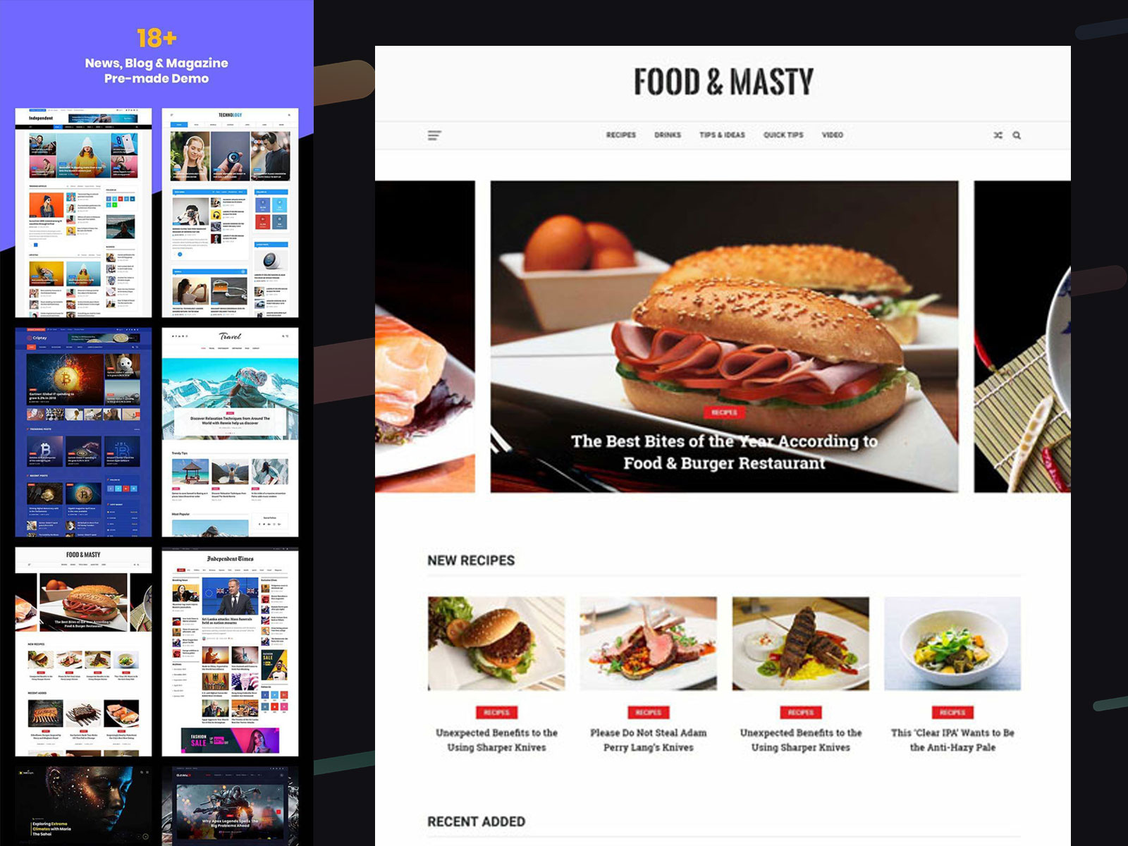 Best Blog & Magazine WordPress Theme 2022 by Zozothemes on Dribbble