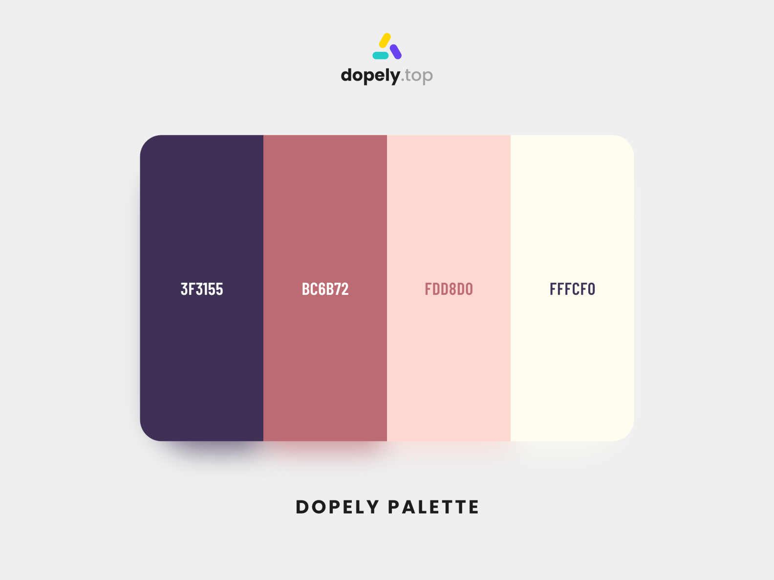 Dopely Color Palette by Dopely on Dribbble
