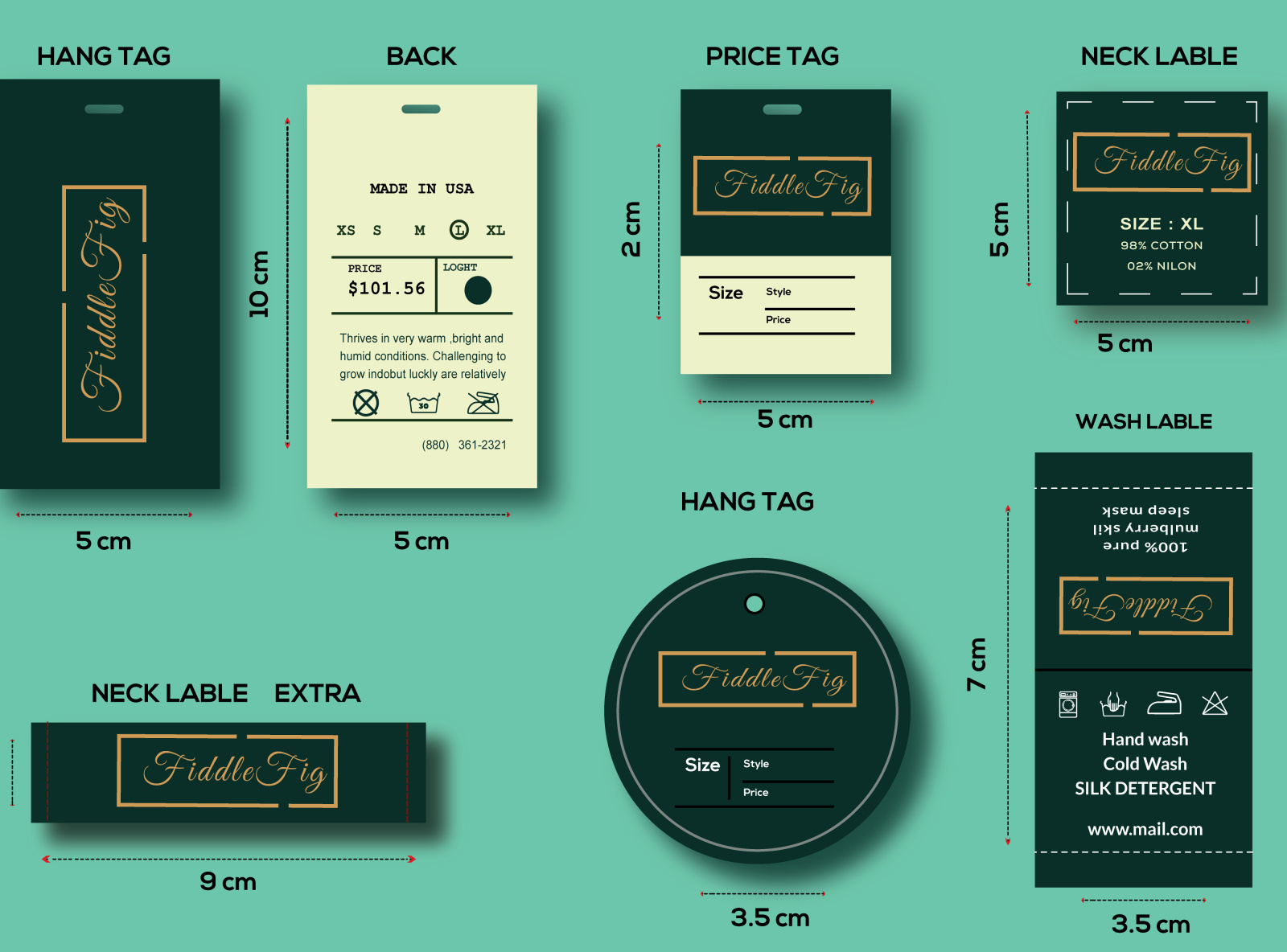 CLOTHING LABEL FULL SET by Mahfuj Ahmed on Dribbble