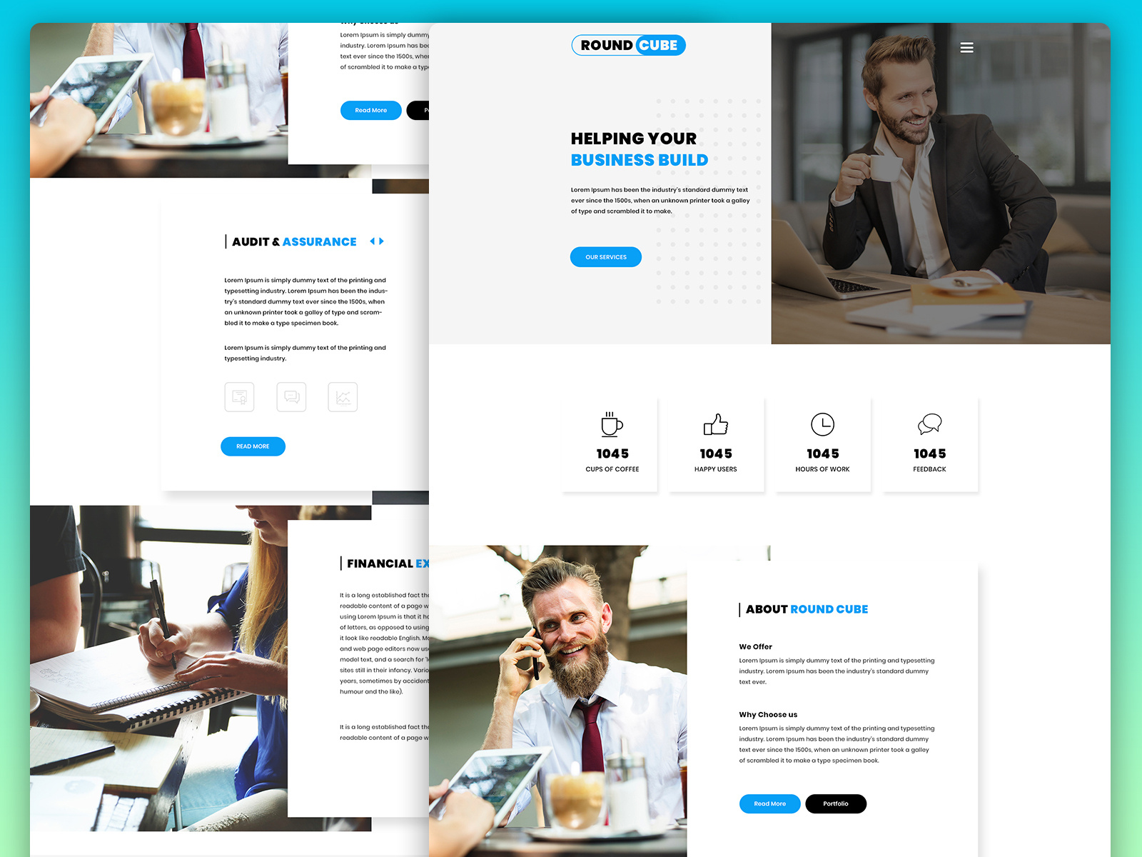 Home: Landing Page for Agency by Ghanshyam Patel on Dribbble