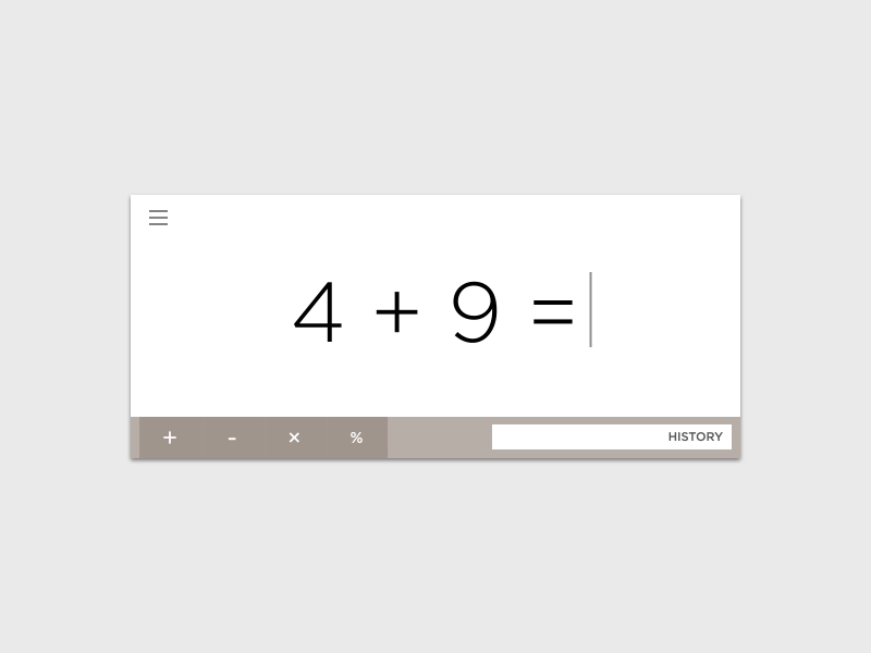 DailyUI 004 Calculator By Jason Etcovitch On Dribbble