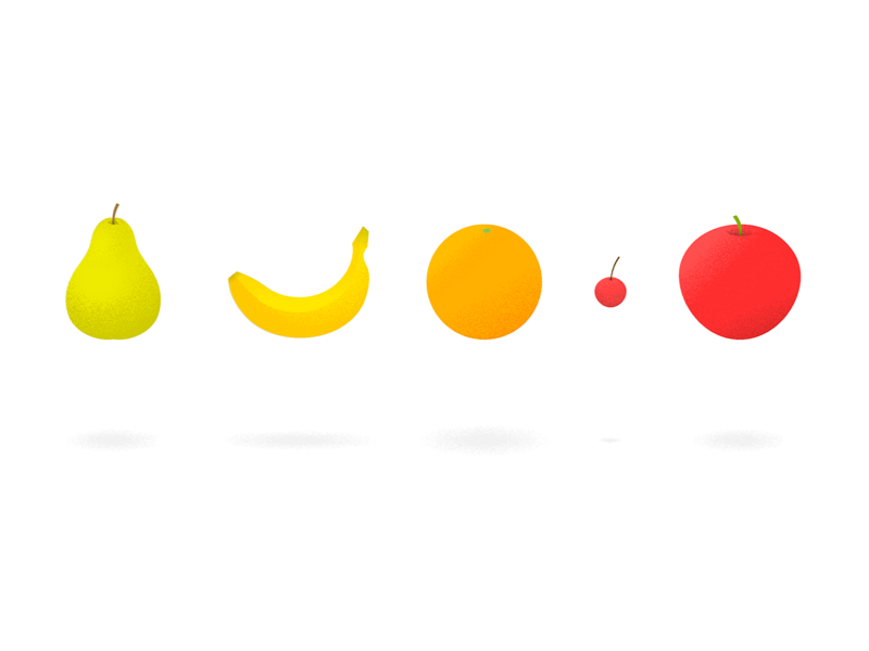 Fruits by Song Yuan Li on Dribbble