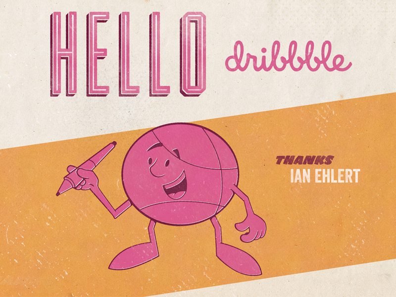 Hello Dribbble! by Lucas Walker on Dribbble