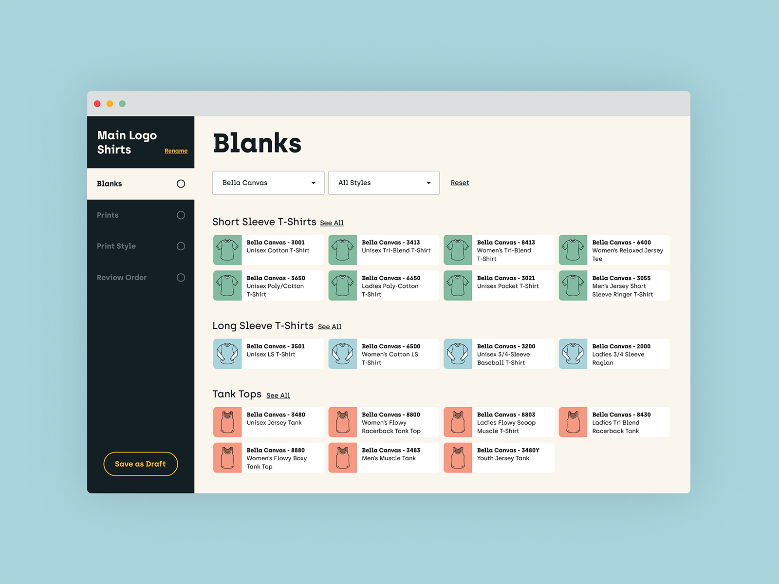 Order Form Interface by Jesse MacKenzie on Dribbble
