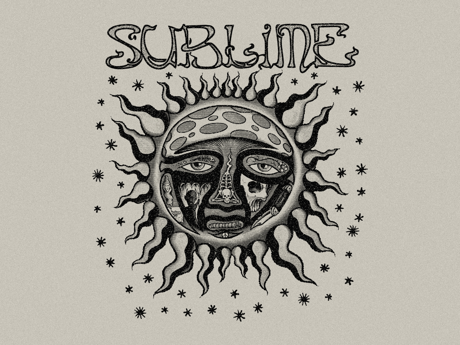 Sublime - Woodcut by Brian Morgante on Dribbble