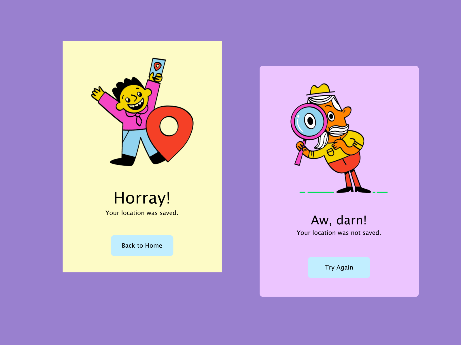 Daily UI 011 - Flash Message by Tracy Mendoza on Dribbble