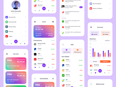 Expense Tracker Mobile App by Salman Rahman on Dribbble