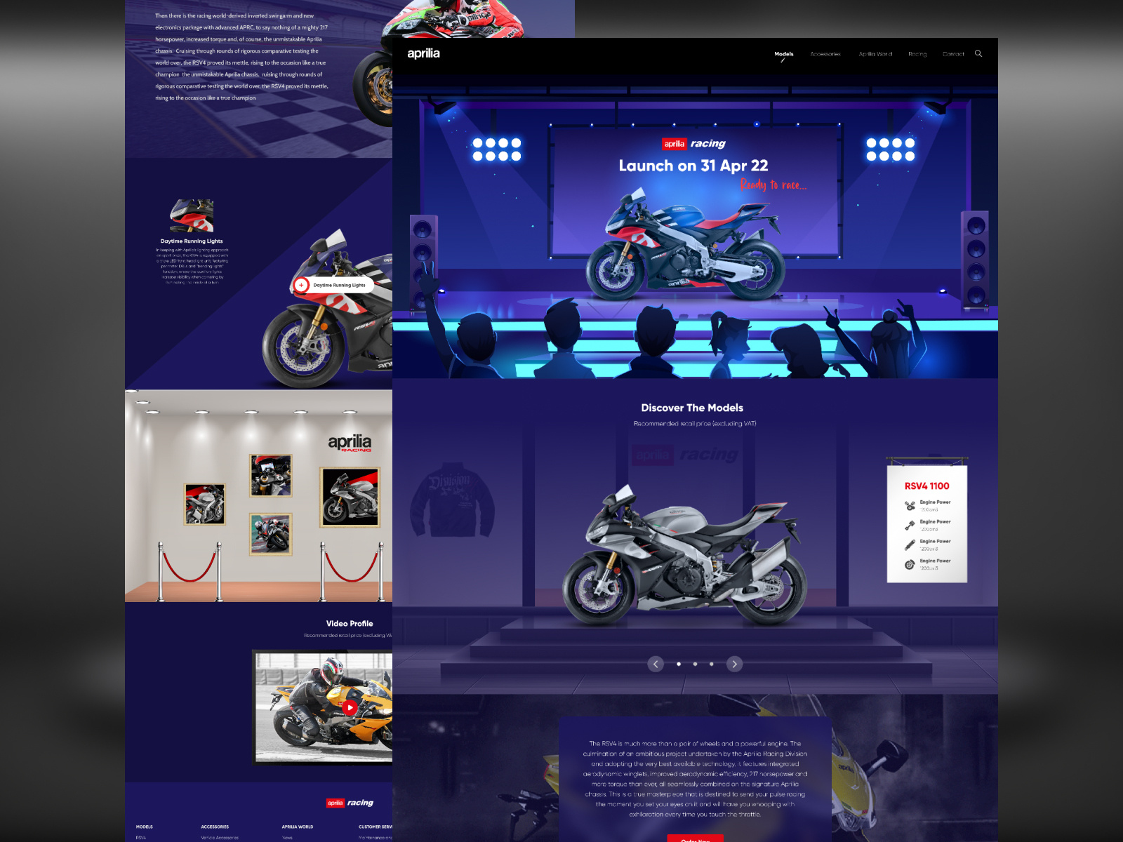 Bike Website Landing Page by Jith Ajith on Dribbble