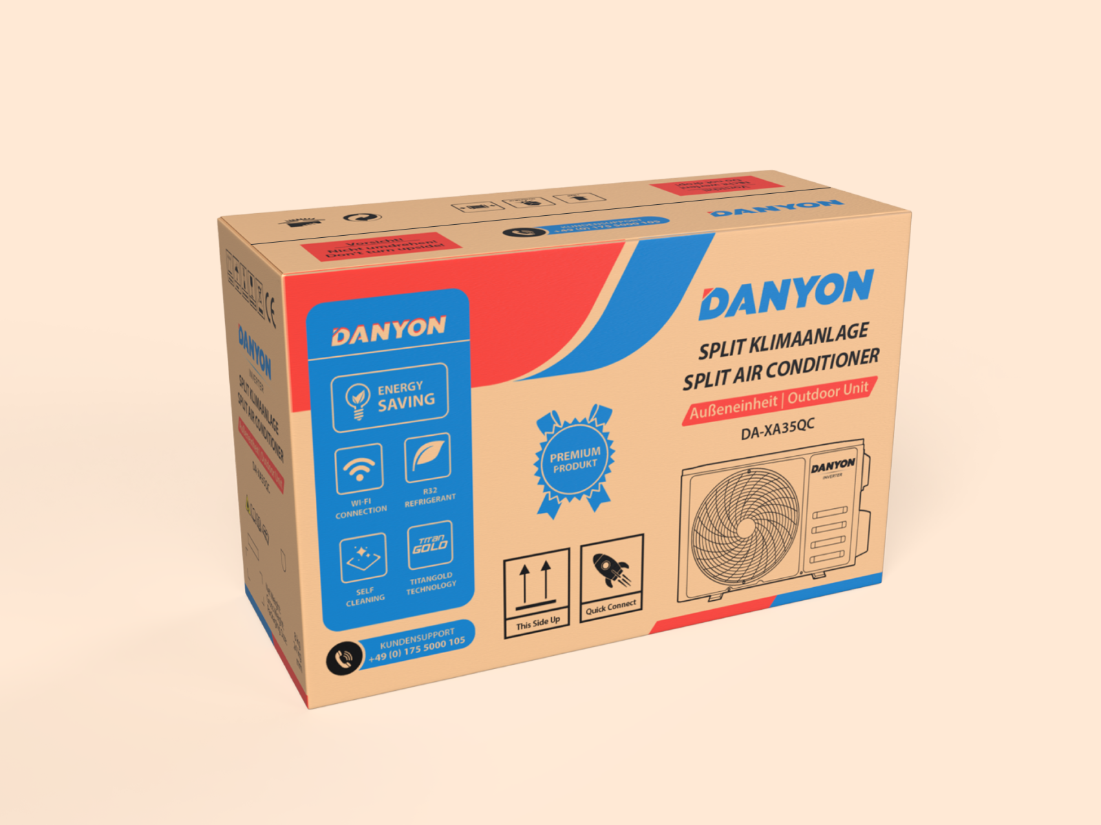 Air Conditioner Packaging Design by Malith Weeramuni on Dribbble