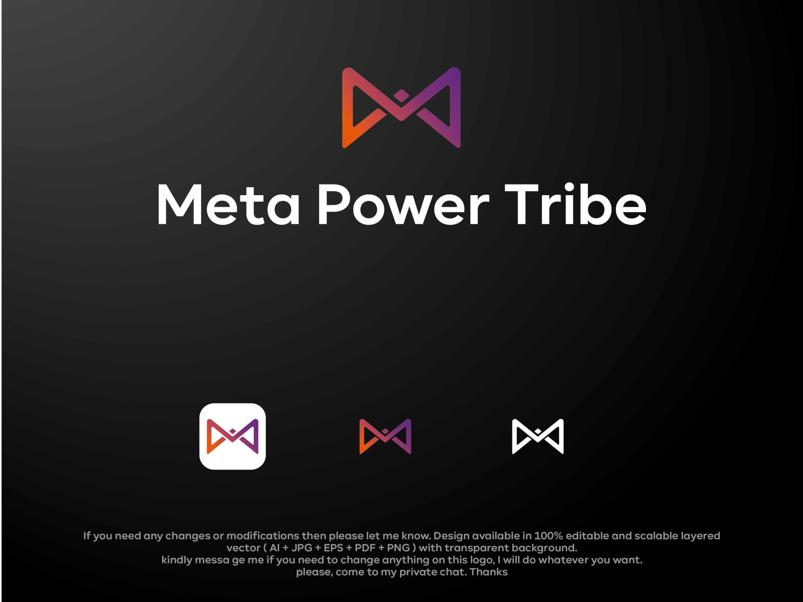 META LOGO DESIGN by JAHID HASSAN on Dribbble