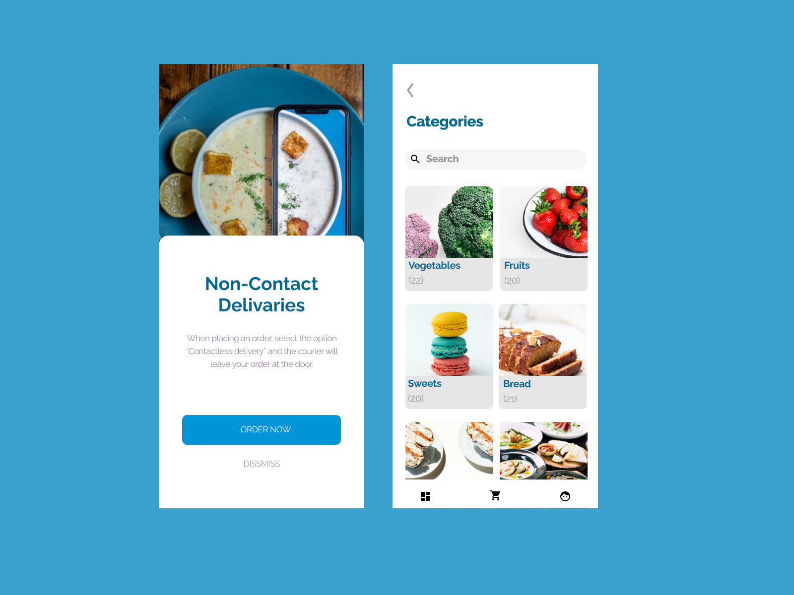 UI design for food delivery app by Supun Shashini on Dribbble