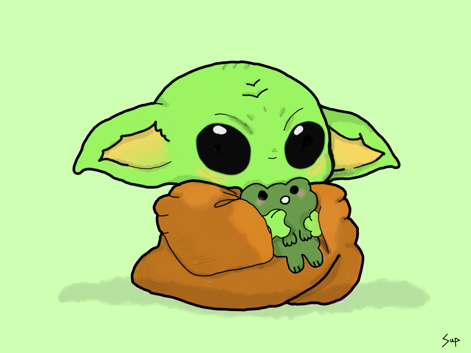 Yoda Cartoon Drawing