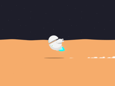 Robot On Mars by Bryan Klenkel on Dribbble