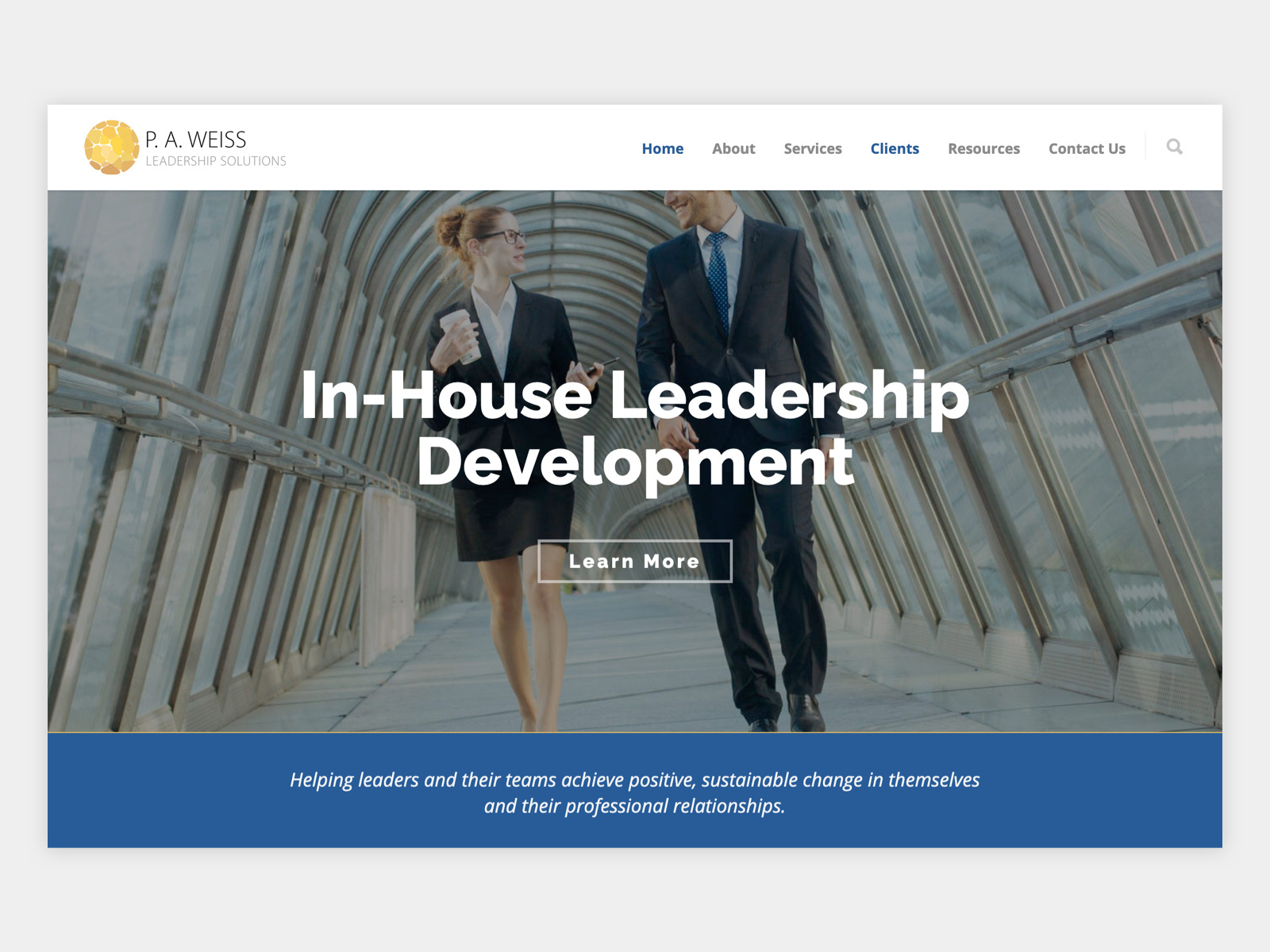 P. A. Weiss Leadership Solutions by Mark Weiss on Dribbble