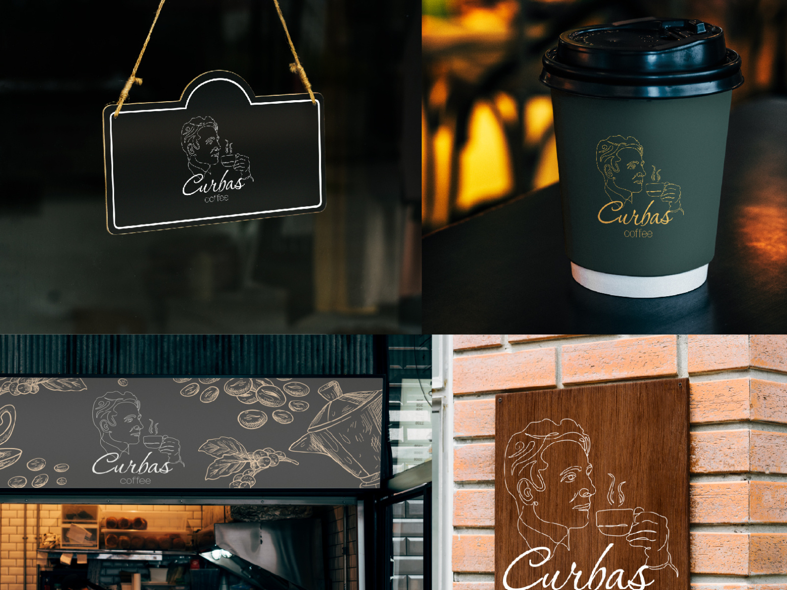 Logo design for a coffee shop by Andrii Herasymenko on Dribbble