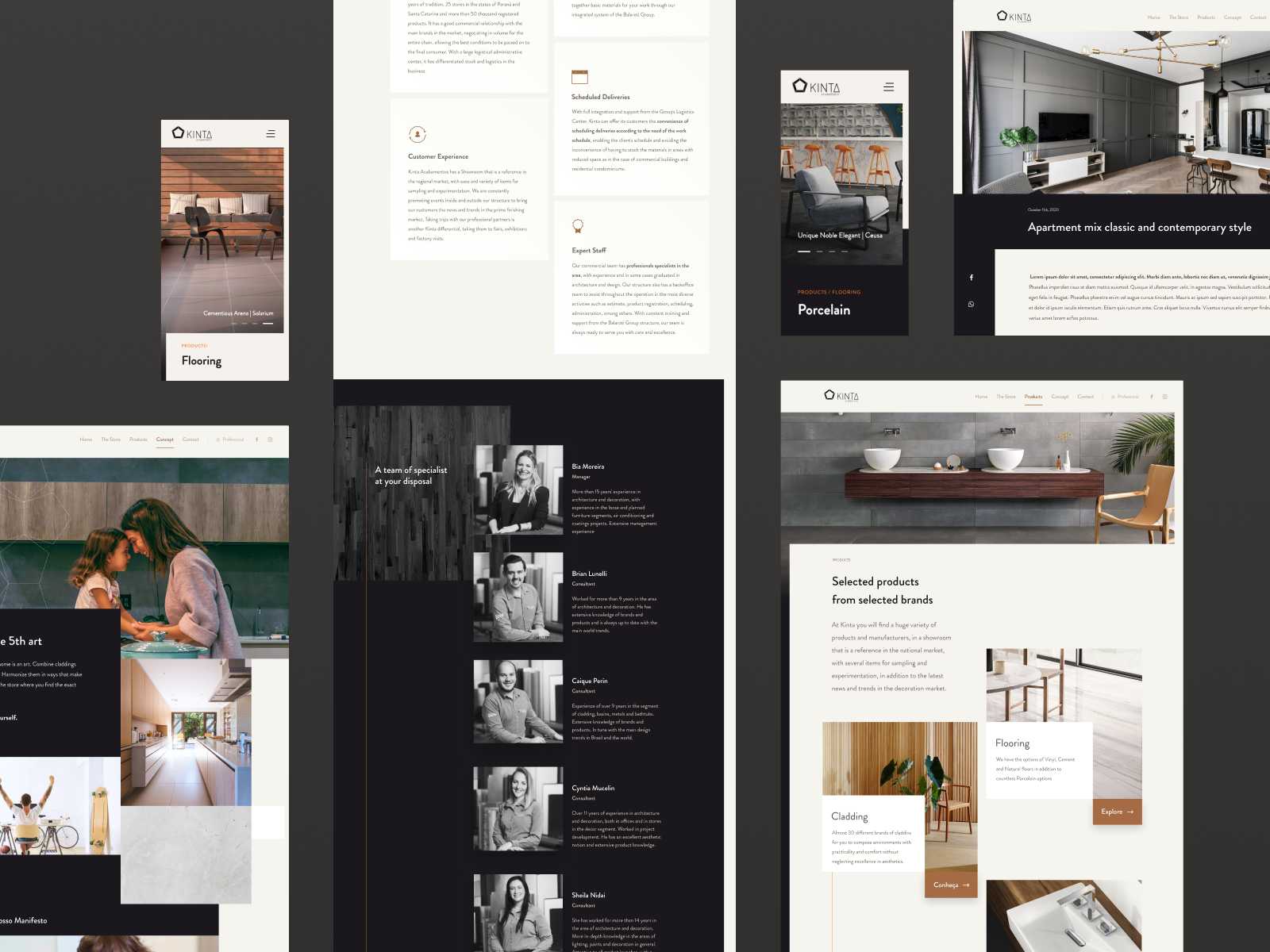High-end Decor Store Website Pages | Kinta Decor Redesign by Alan ...