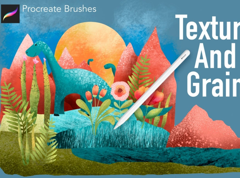 Texture and Grain Procreate Brushes by Creative Sandra on Dribbble