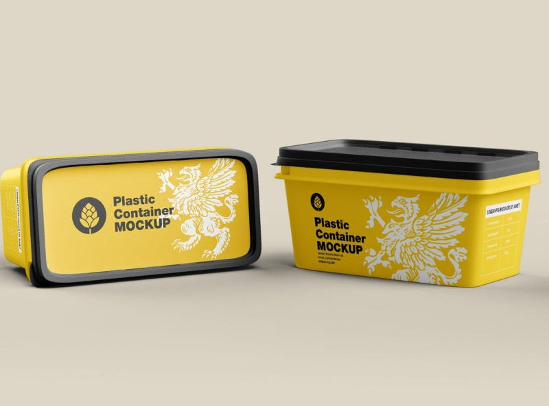 Plastic Container Mockup by Creative Sandra on Dribbble