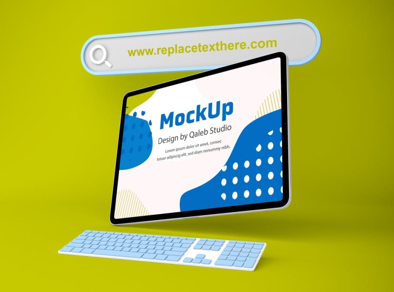 iPad Website Mockup by Creative Sandra on Dribbble