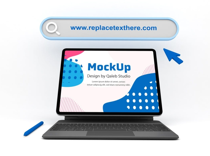iPad Website Mockup by Creative Sandra on Dribbble