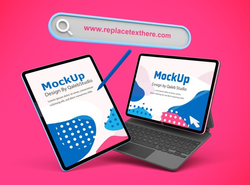 iPad Website Mockup by Creative Sandra on Dribbble