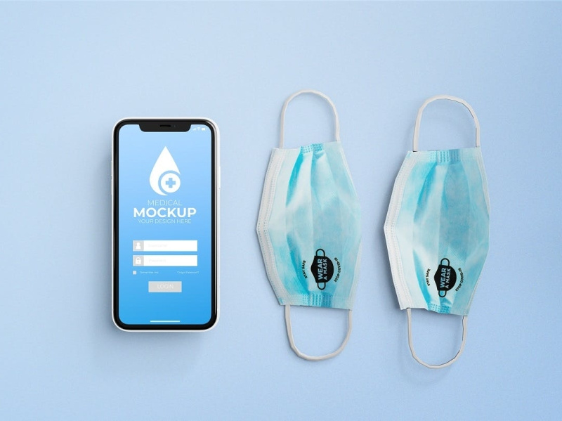 Face Mask Minimal Concept Mockups by Creative Sandra on Dribbble