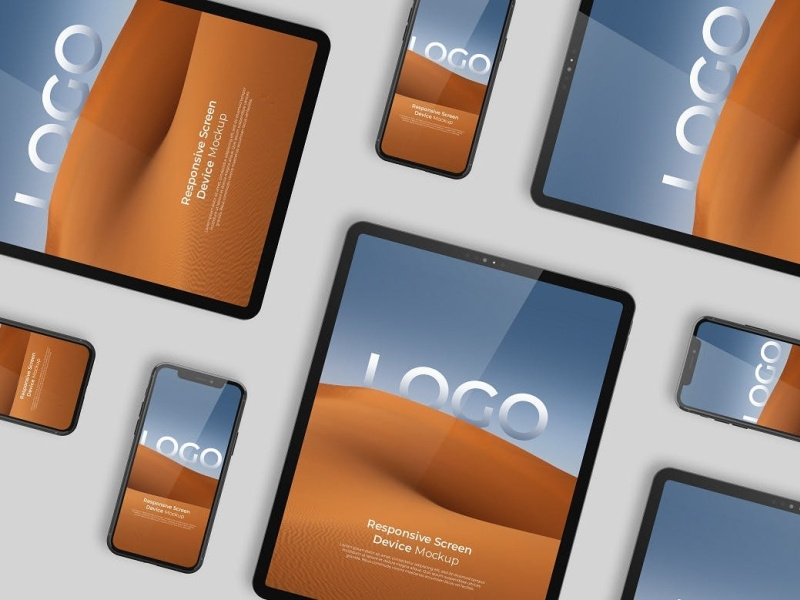 Responsive Screen Devices by Creative Sandra on Dribbble