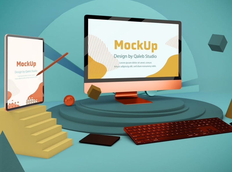 Responsive Devices Mockups by Creative Sandra on Dribbble