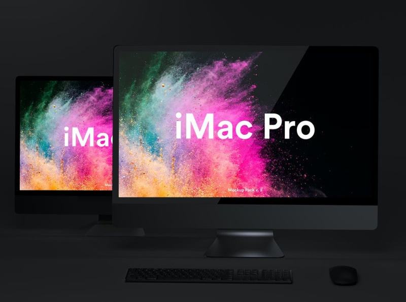 Dark iMac Pro Mockup by Creative Sandra on Dribbble
