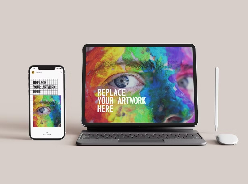 Free iPad & iPhone Pro Mockups by Creative Sandra on Dribbble