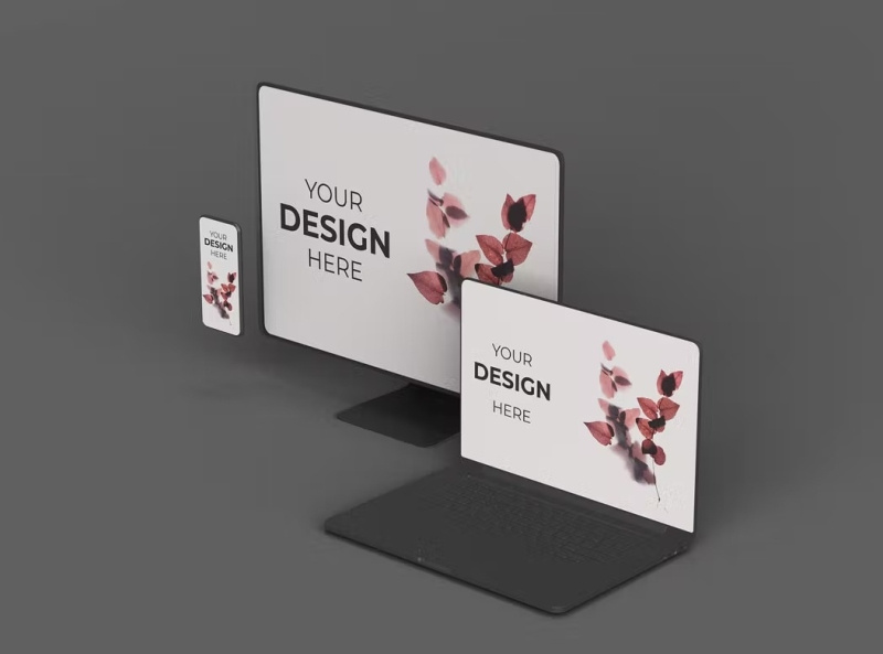 Responsive Devices Mockup by Creative Sandra on Dribbble