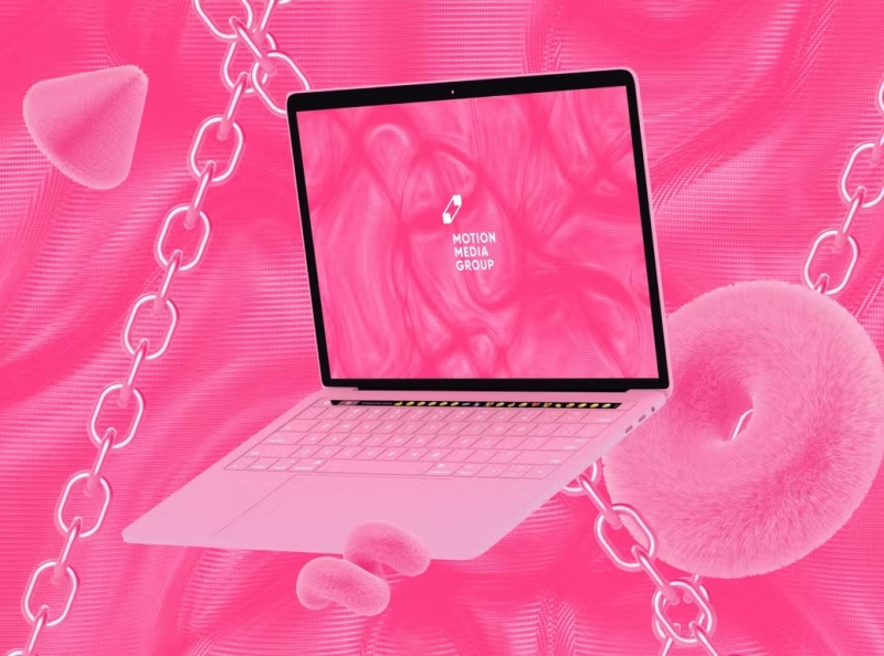 10 Colorful Laptop Mockups (FREE) by Creative Sandra on Dribbble