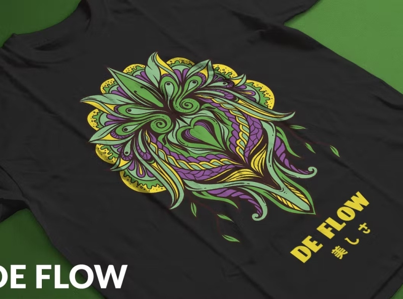 De Flow T-Shirt Design Template by Creative Sandra on Dribbble