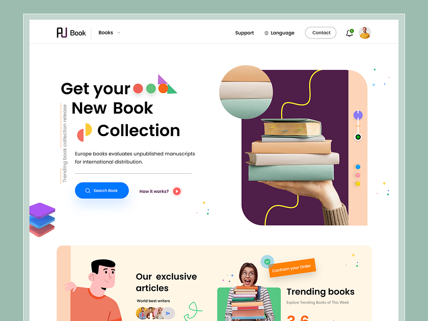 Browse thousands of Book Store images for design inspiration | Dribbble