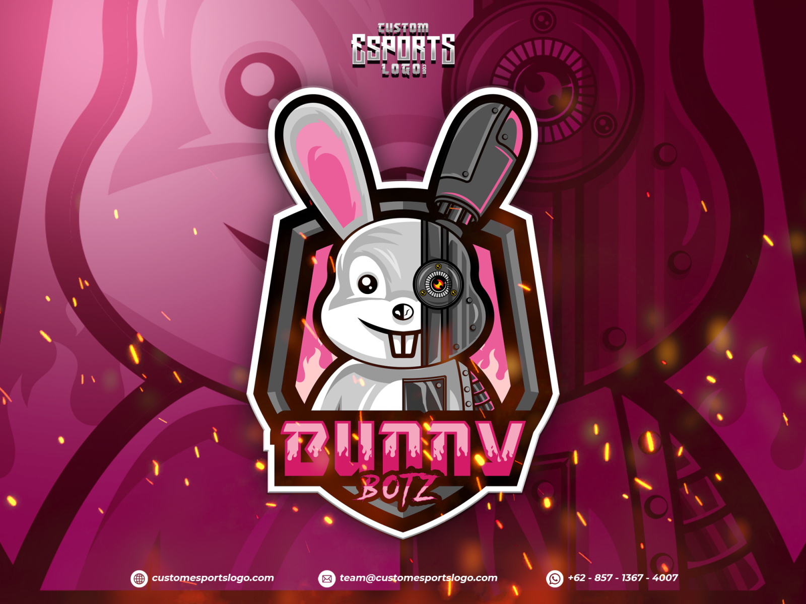 Bunny Rabbit Esports Mascot Logo by Custom Esports Logo on Dribbble