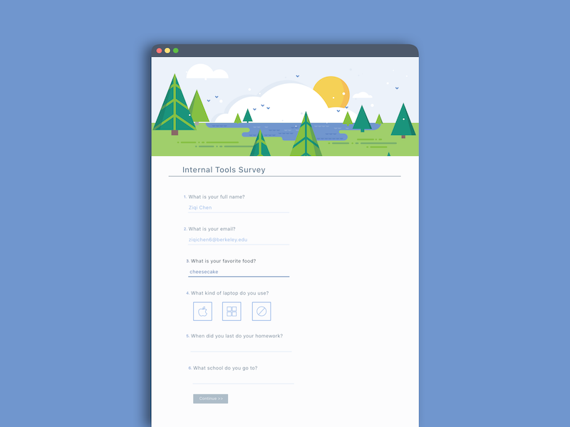 Browse thousands of Survey Form images for design inspiration | Dribbble