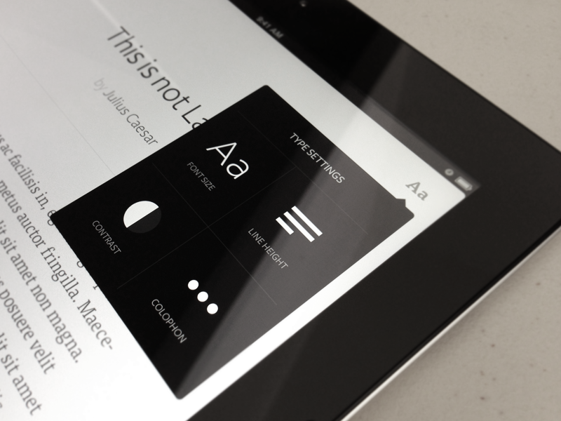 Type Settings by Ari Sawyers on Dribbble