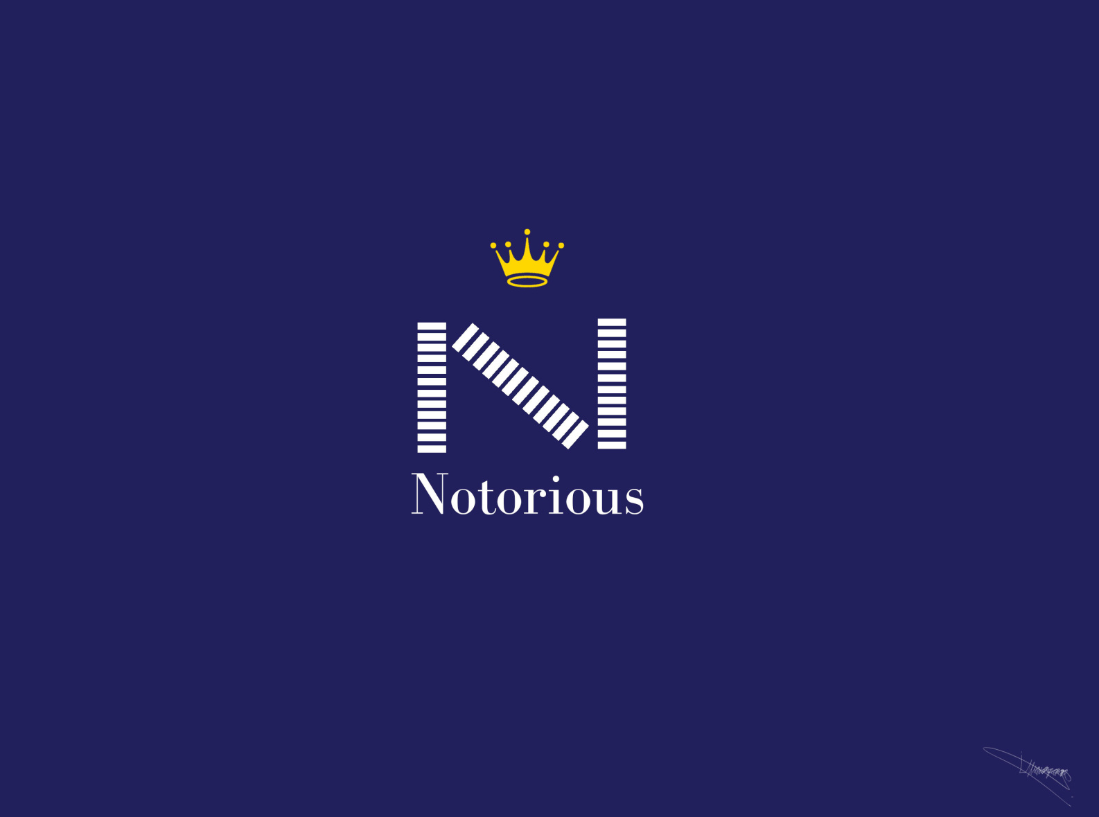Notorious Logo by Livumile Magoqwana on Dribbble