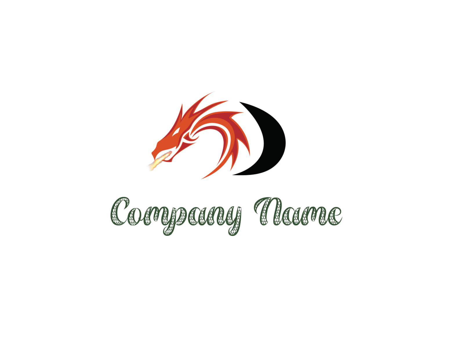 Dragon Logo by Livumile Magoqwana on Dribbble