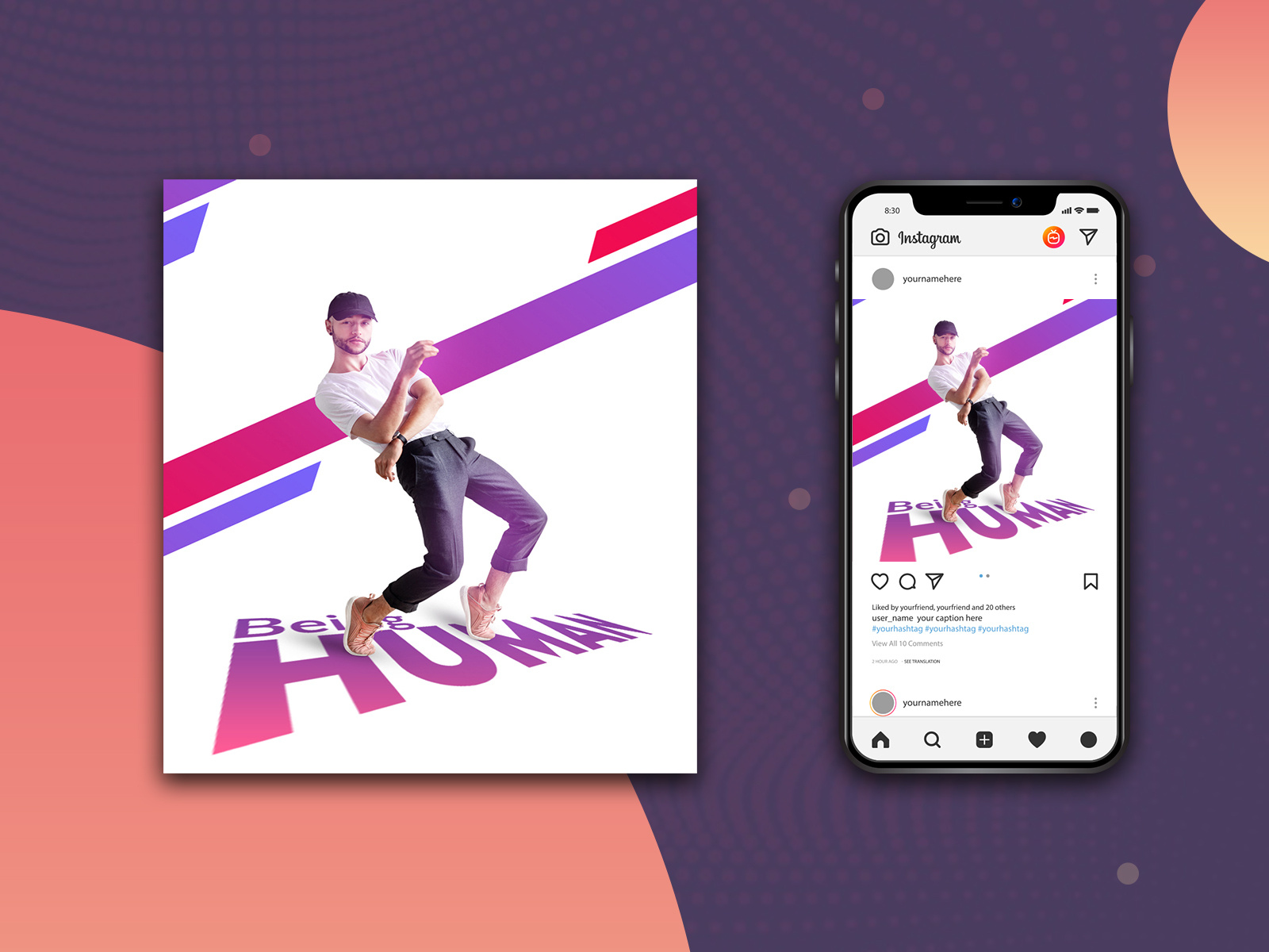 Being Human social media Ad by SAHID AHMED on Dribbble