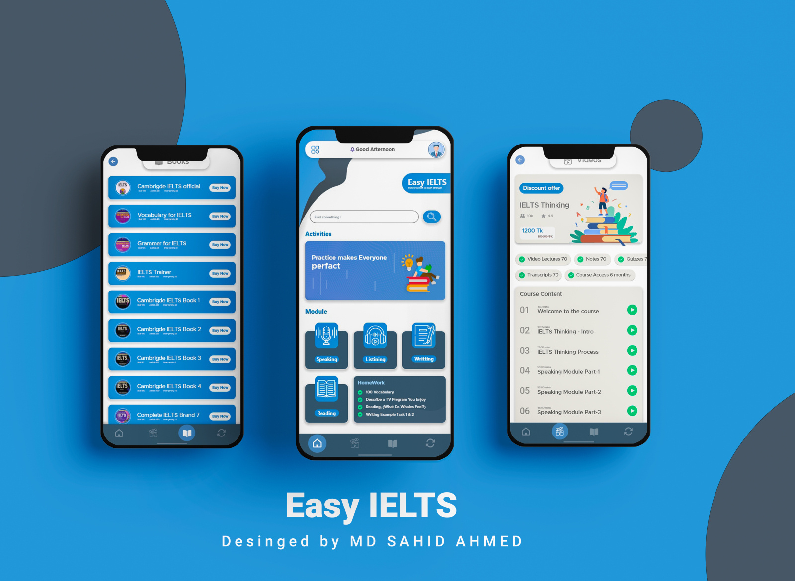 Online learning app UI dashboard by MD ABU SAHID on Dribbble