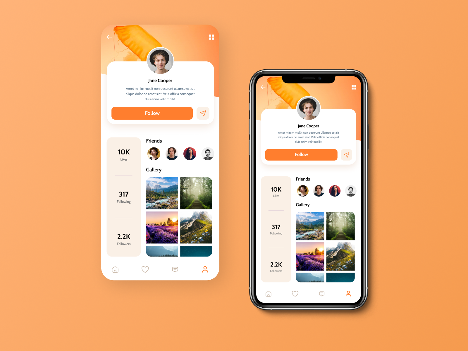 Daily UI Design Challenge | ( User Profile ) by Nagesh Surjagade on ...