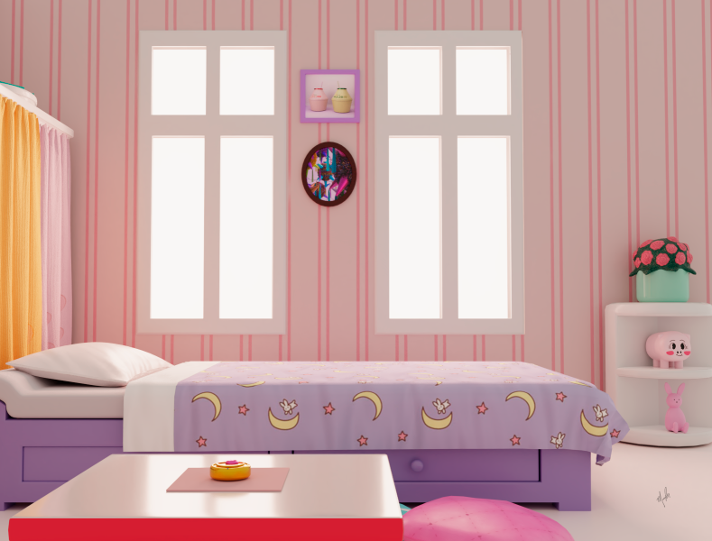 Serena/ Usagi Room PT l 🌙 by Maria Fernanda Rios on Dribbble